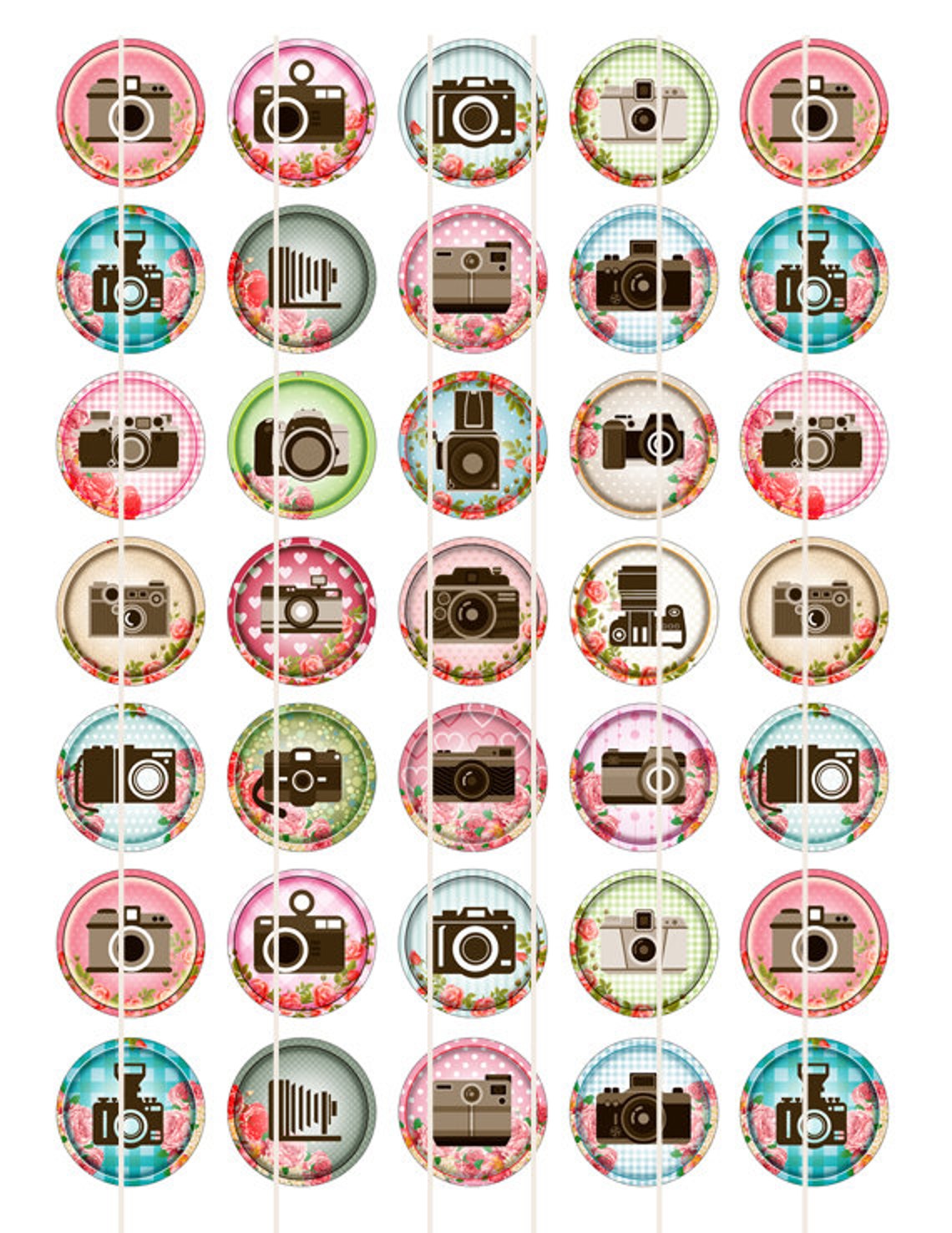 Camera Vintage Digital Collage Sheet Images 1.5 - Etsy