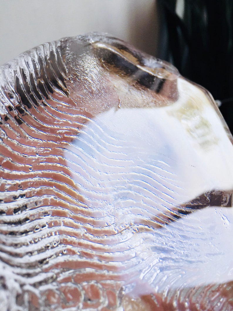 XL Lisa Larson Bison Figurine, Lisa Larson Glass Buffalo, Crystal ...