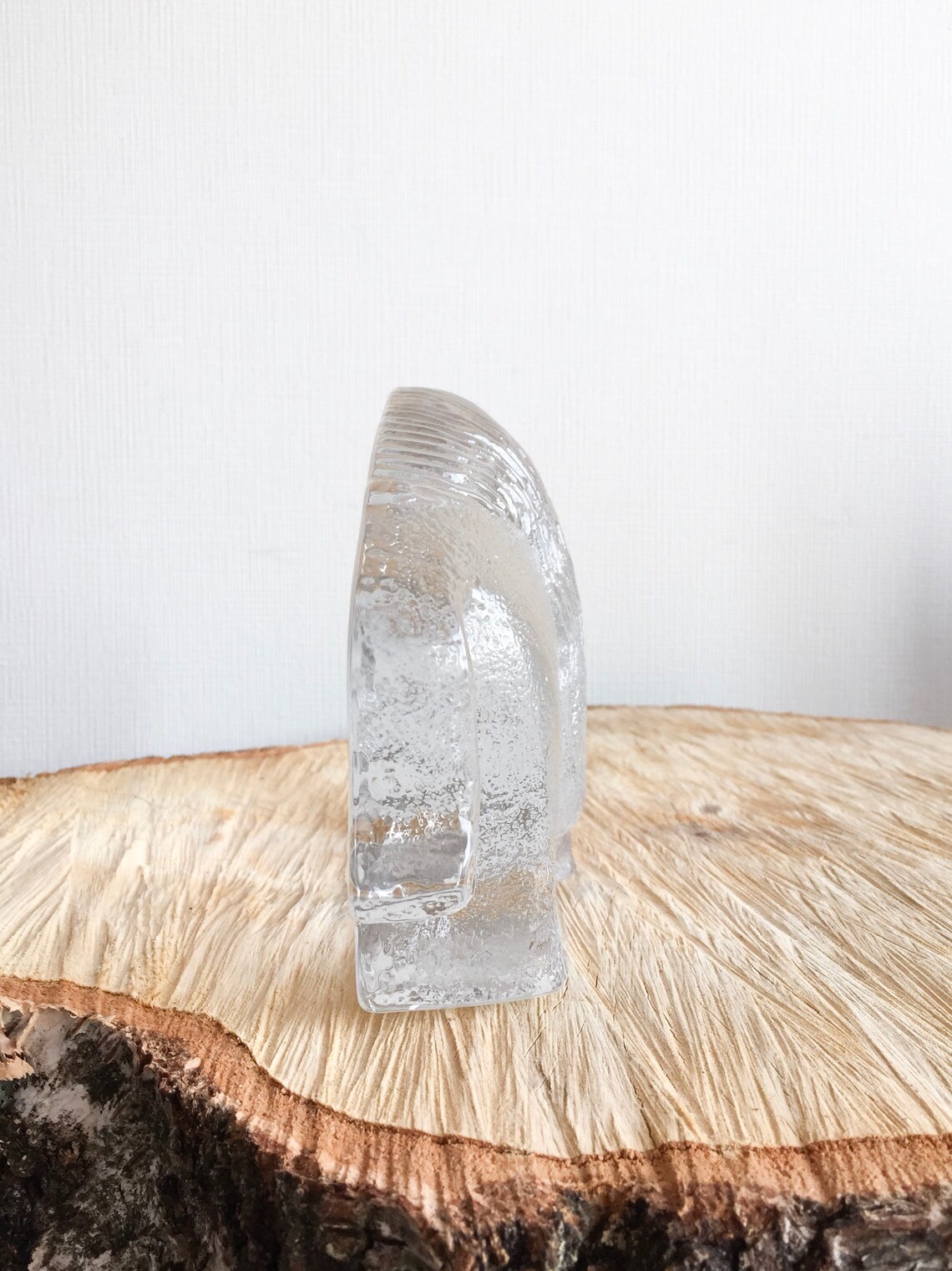 XL Lisa Larson Bison Figurine, Lisa Larson Glass Buffalo, Crystal ...