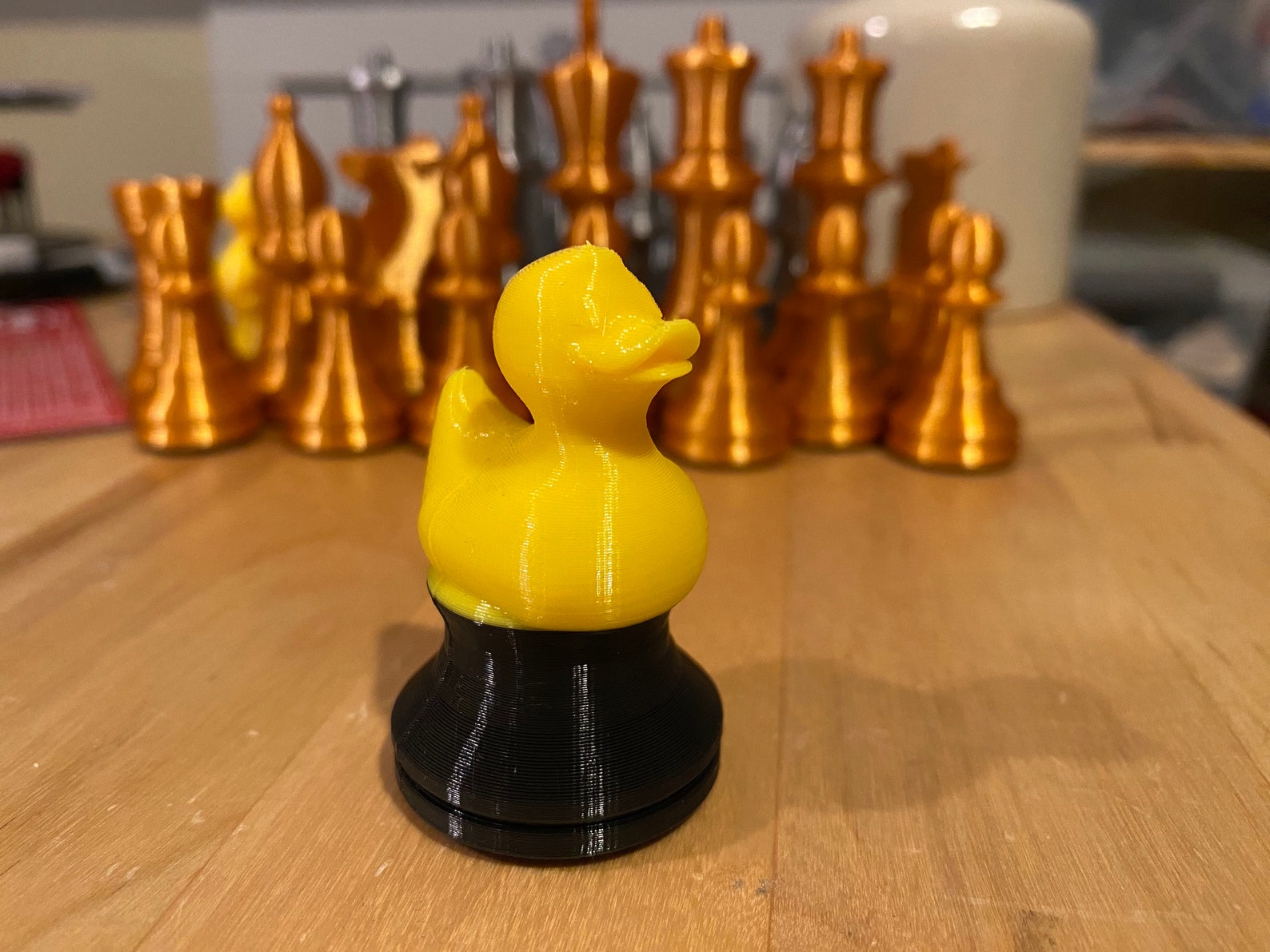 Duck Chess -- Ducky Piece! - Etsy