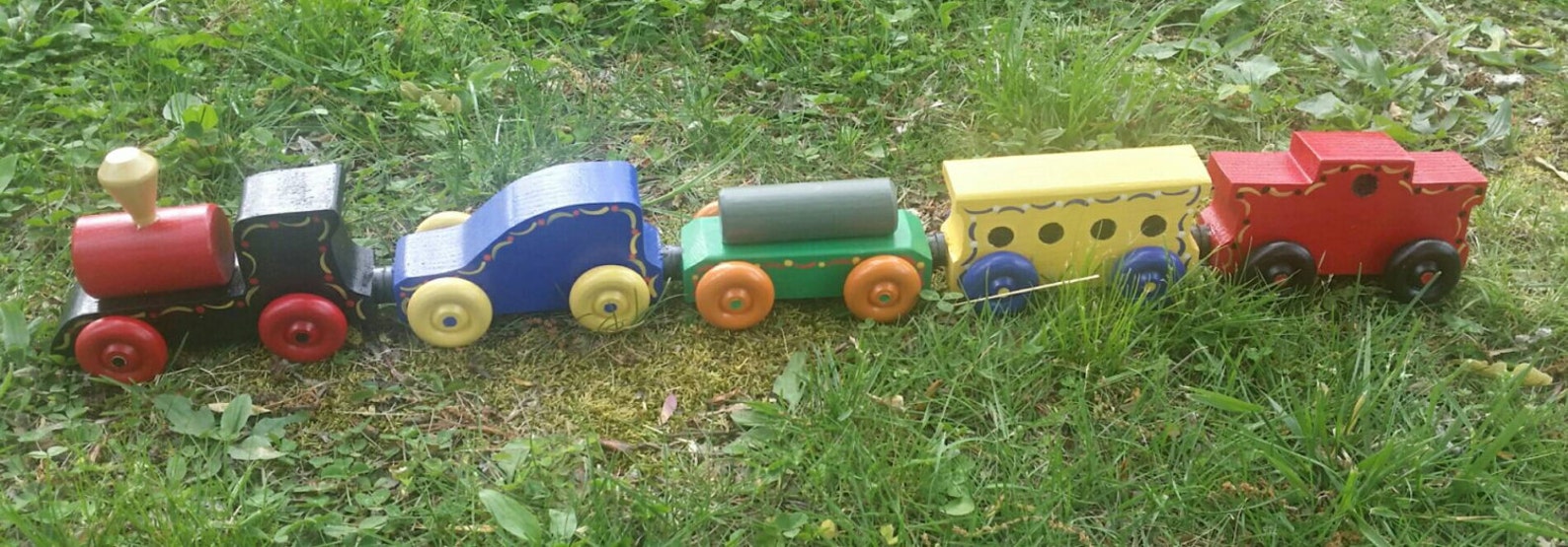 Wooden Magnet Train - Etsy