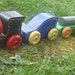 Wooden Magnet Train - Etsy