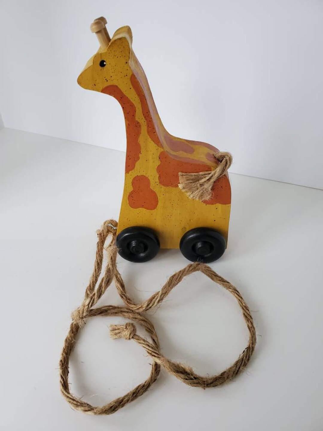 Safari Animal Pull Toys - Etsy