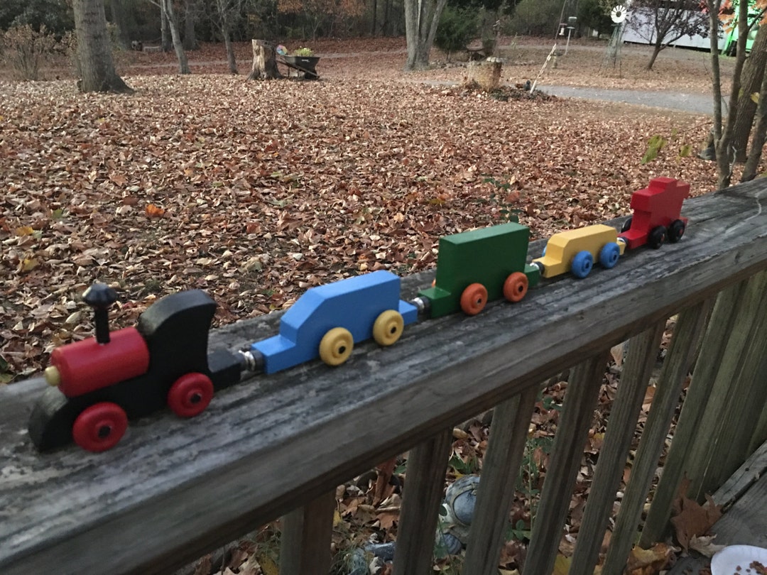 Mini Wooden Train - Etsy