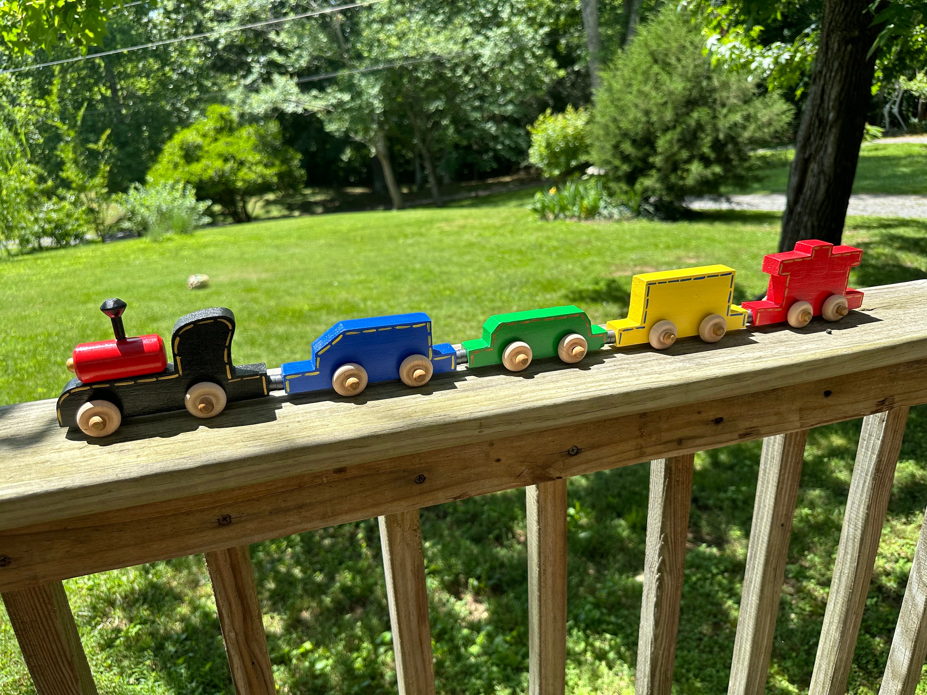 Mini Wooden Train - Etsy