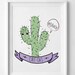 Cat-cus Digital Picture, Cat Cactus Cartoon, Kawaii Clipart, Girls Room ...