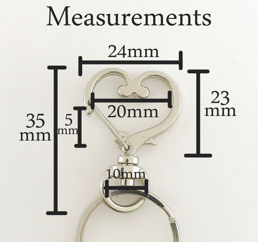 10pc Keychains With Clips Bulk Key Rings With Clips Key Ring | Etsy