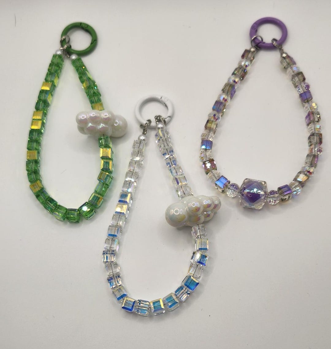 Minimalistic Beaded Phone Strap Phone Charm - Etsy