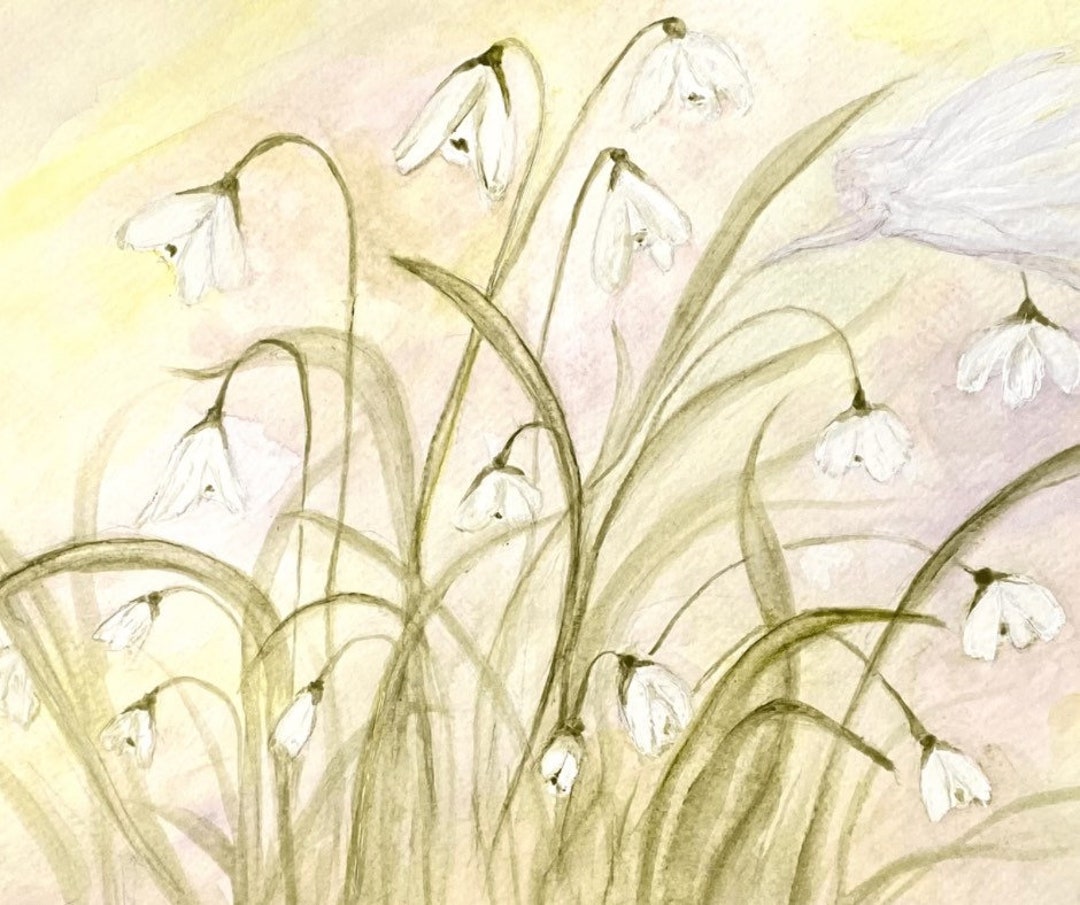 Snowdrop Fairy Symbol of Hope & Rebirth - Etsy