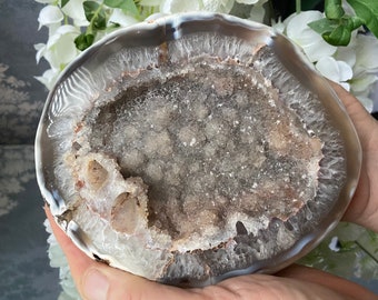 Agate Druzy Geode - Etsy