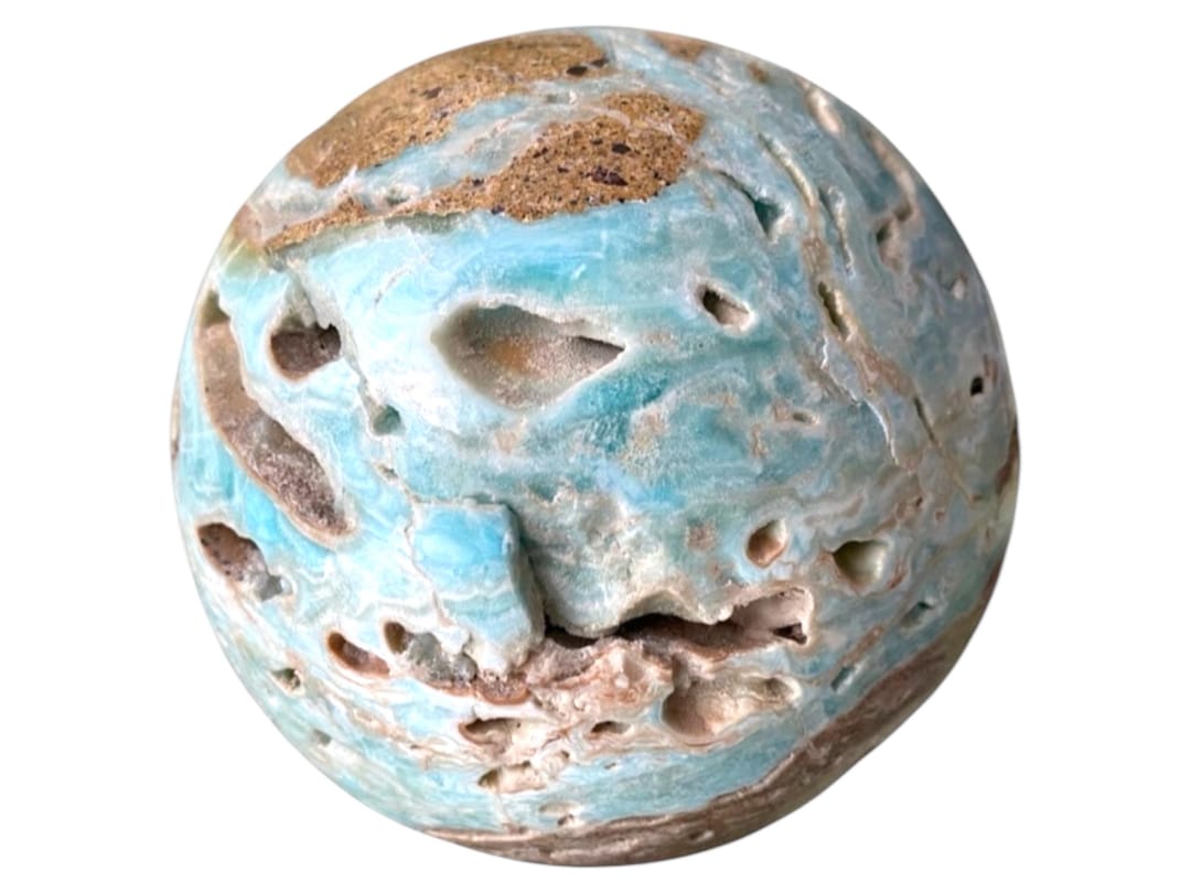 Hemimorphite mexico 90mm Crystal Sphere compassion & Communication. - Etsy