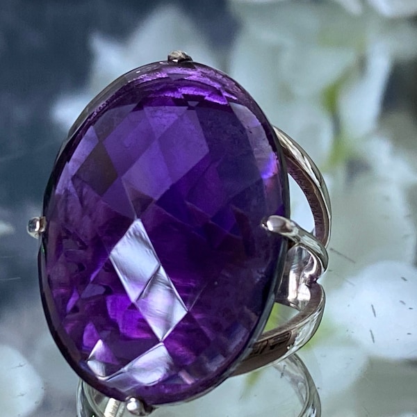 Purple Quartz Ring - Etsy