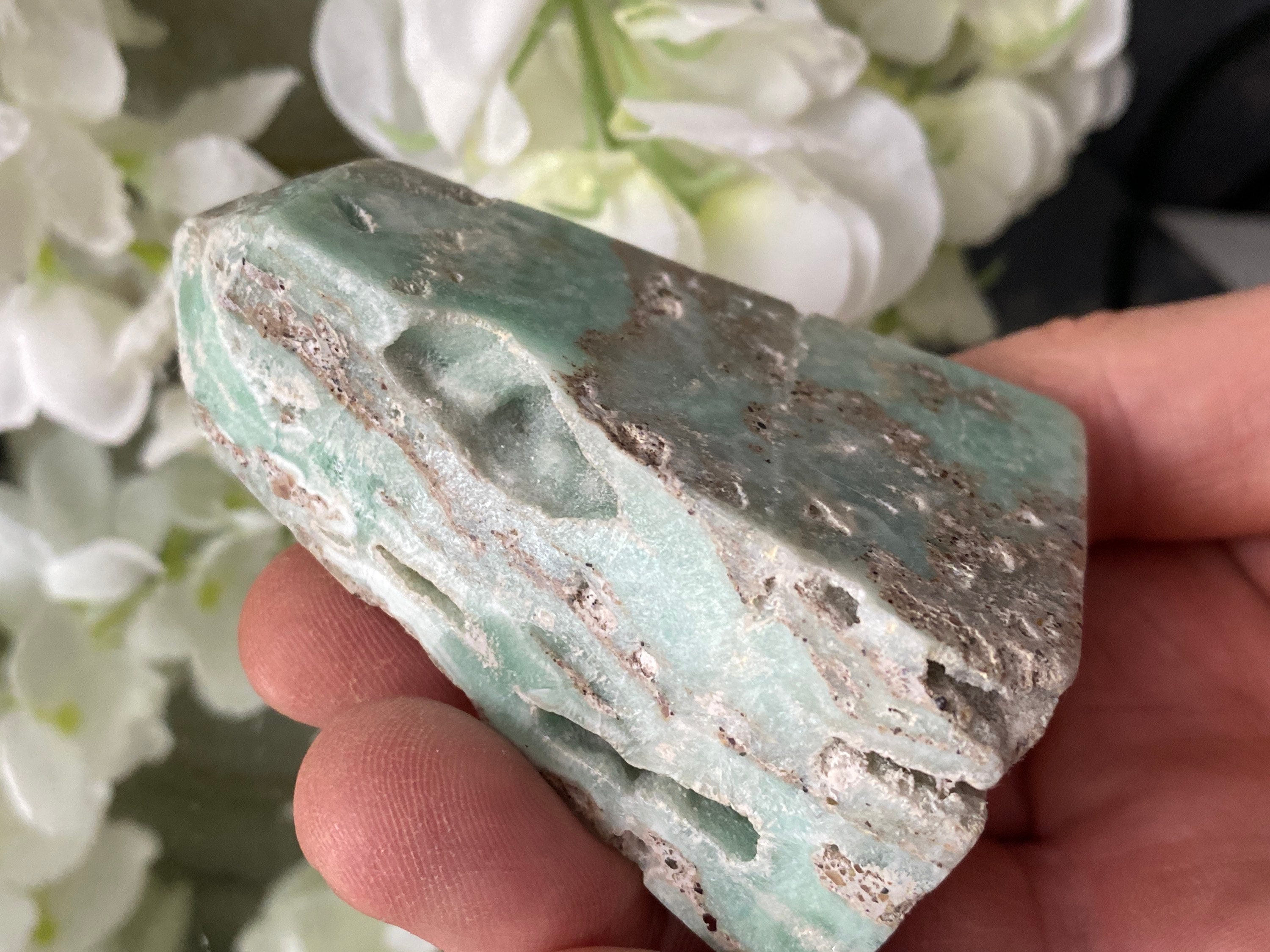 Hemimorphite Obelisk Crystal Healing Point. - Etsy UK
