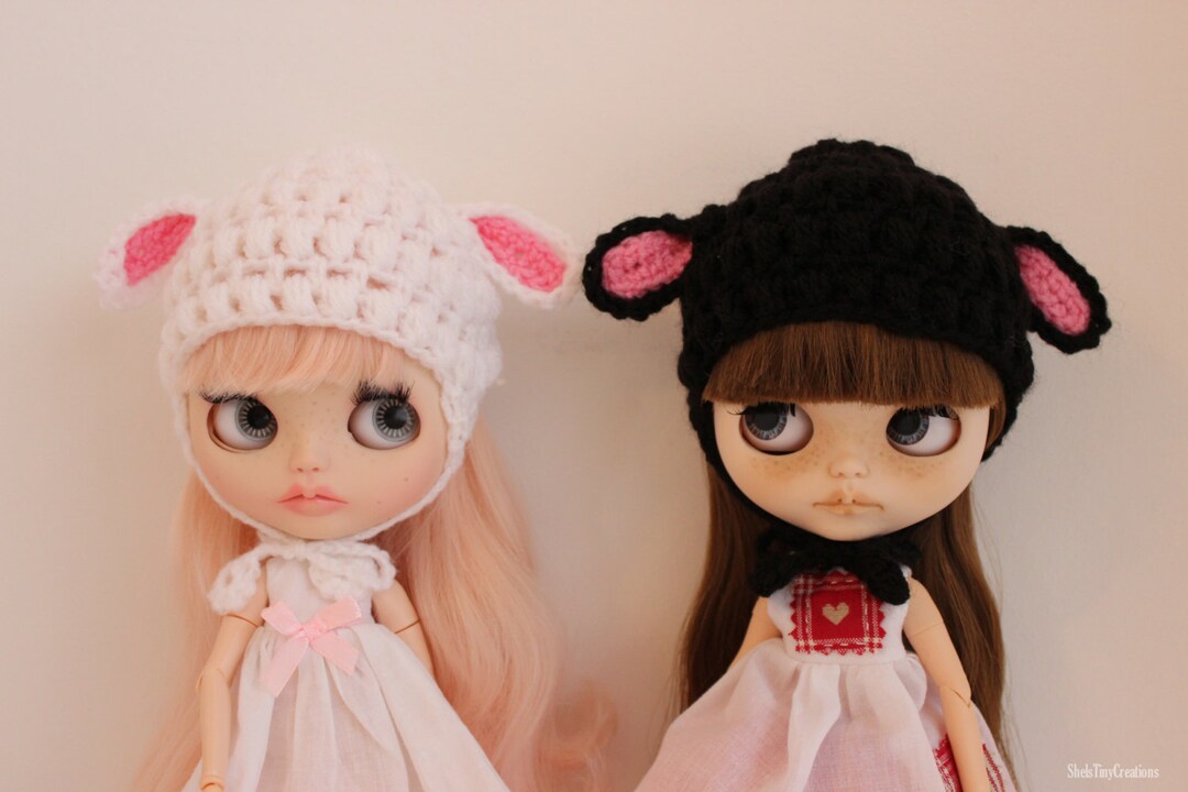 Doll Sized Hats for Blythe, Lamb, Snowman Etc. - Etsy