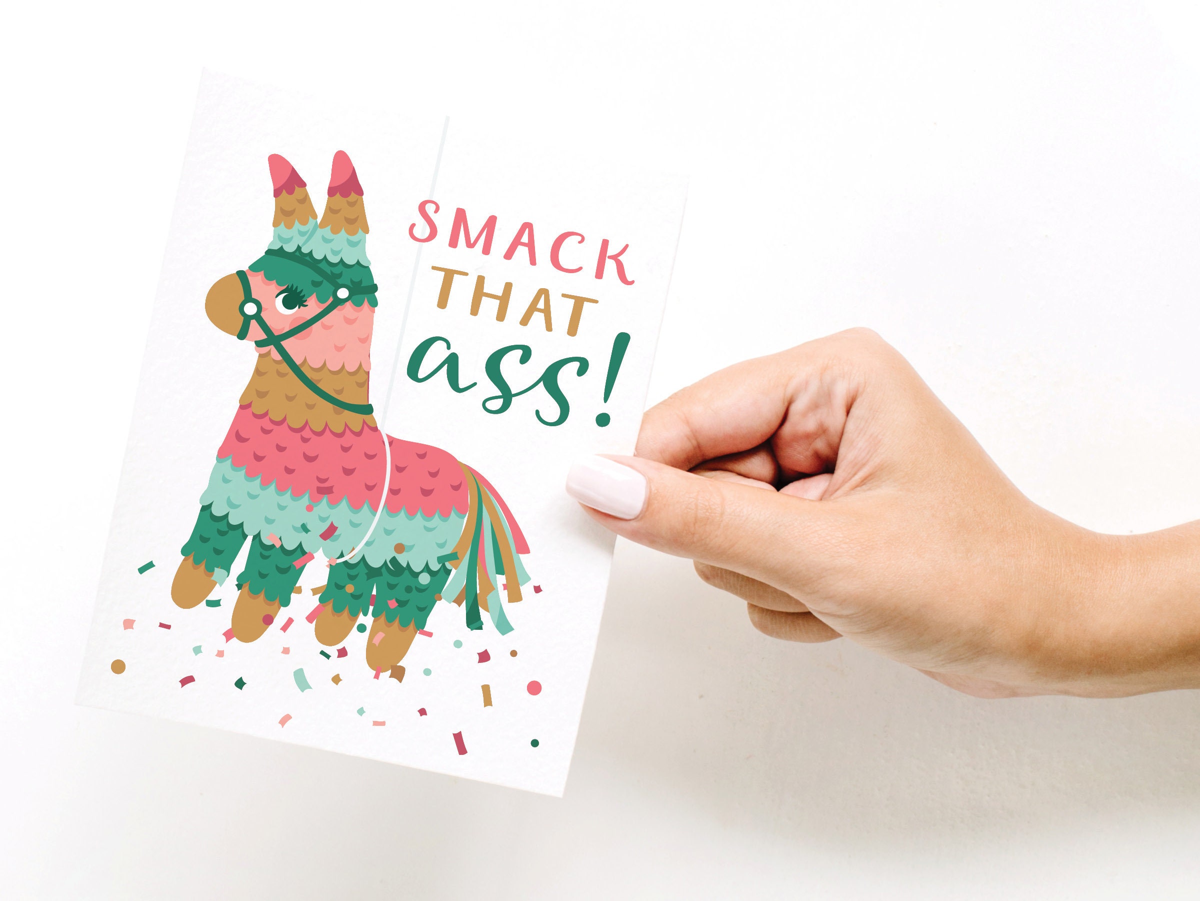 Smack That Ass Piñata Greeting Card GRT0097 - Etsy