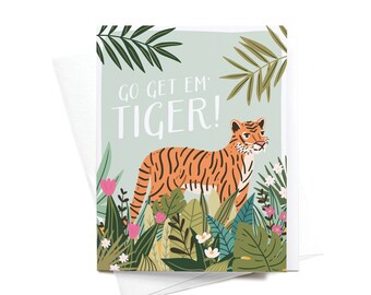 Graduation Tiger - Etsy