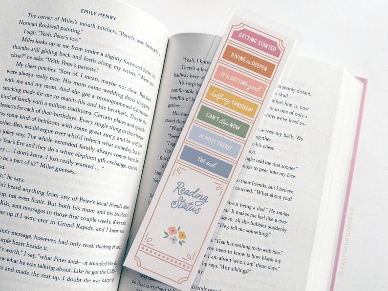 Reading Status Laminated Bookmark – BKM0011 - Etsy