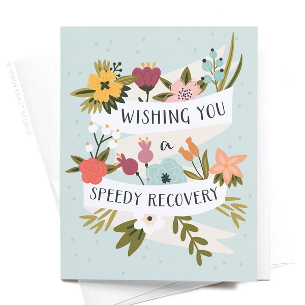 Wishing You a Speedy Recovery Greeting Card - Etsy