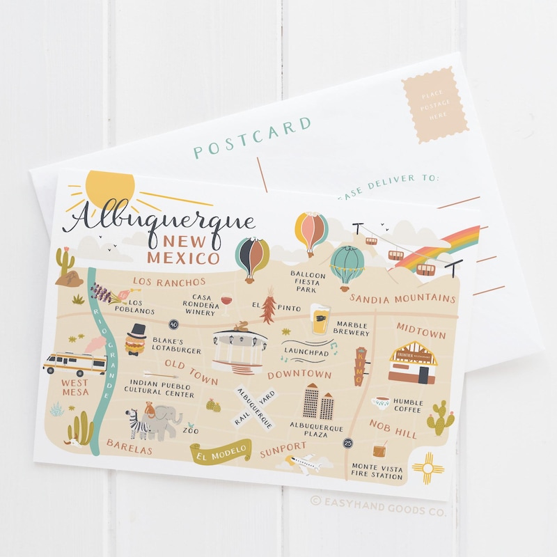 Albuquerque Postcards - Etsy