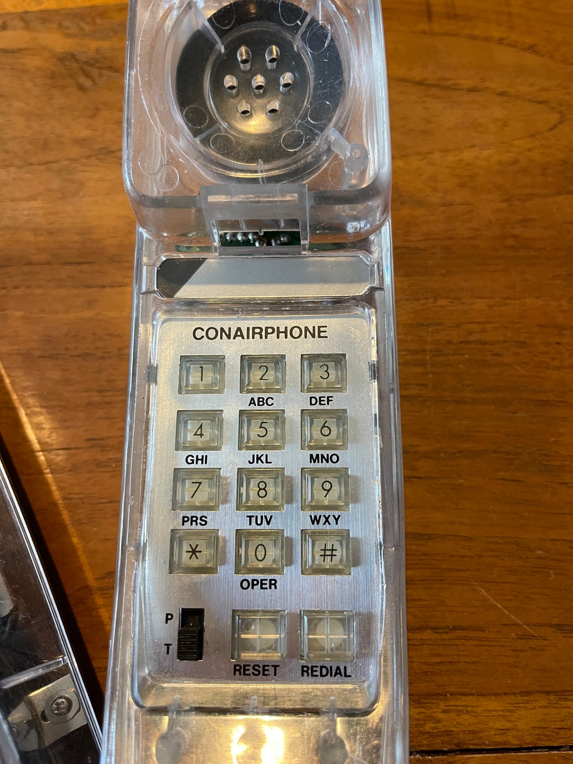Vintage Conair Clear Landline Phone: 90s Retro Decor - Etsy