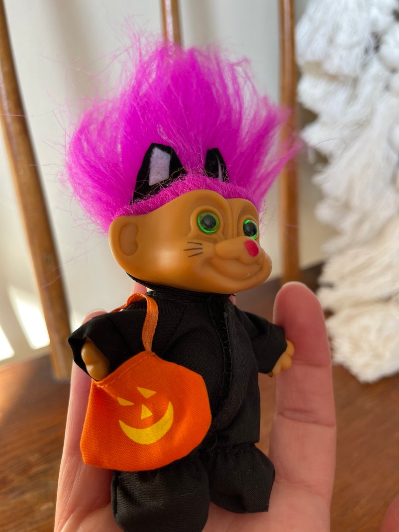Troll Doll, Russ Halloween Doll, Vintage Troll Doll, Vintage 90s , 3 ...