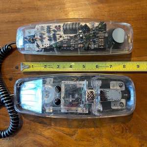 Vintage Conair Clear Landline Phone: 90s Retro Decor - Etsy