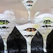 Mummy Martini or Wine Glass. Hand Painted Halloween Decor - Etsy
