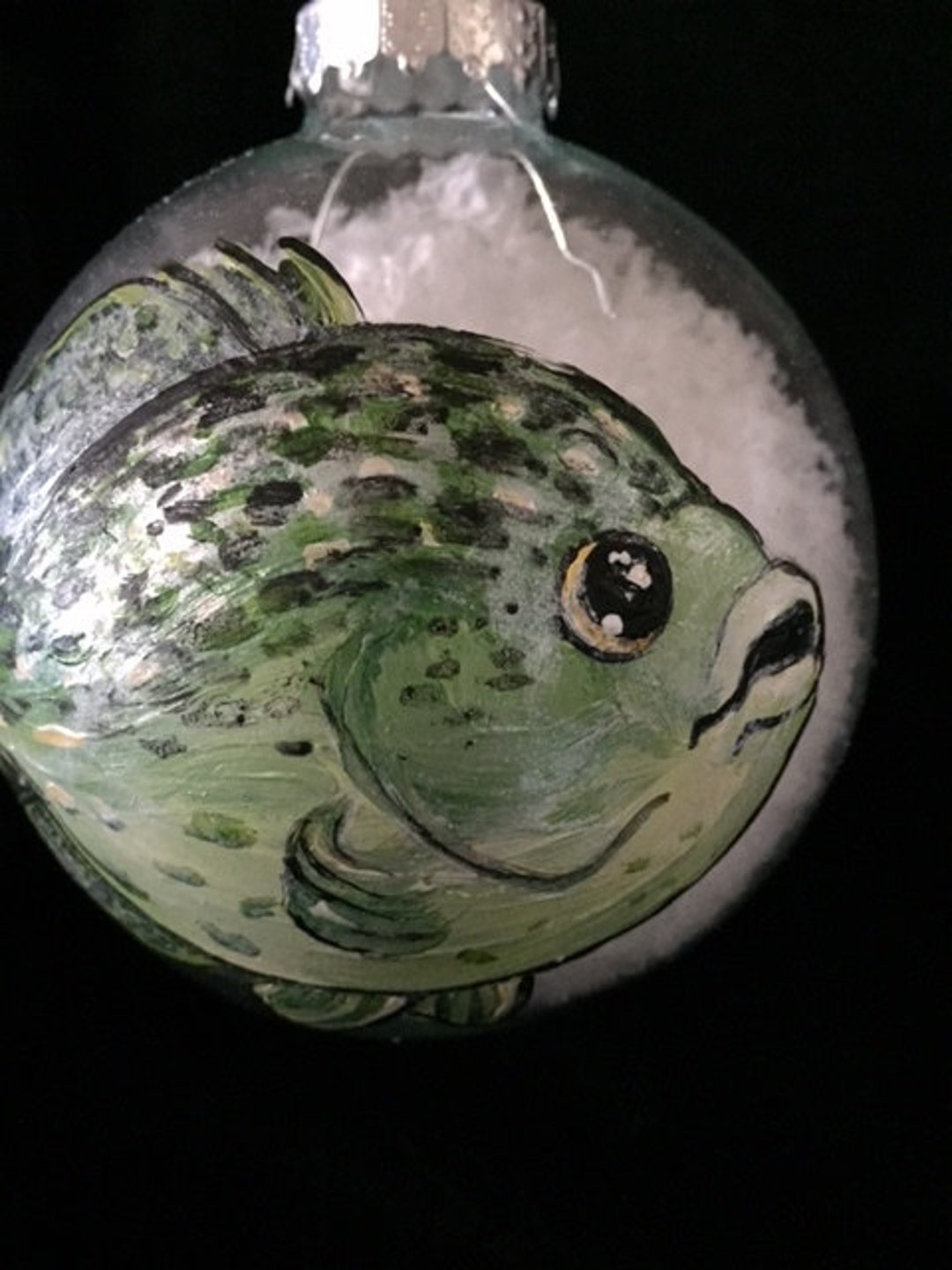 Fish Ornament. Hand Painted Gift for Fisherman - Etsy
