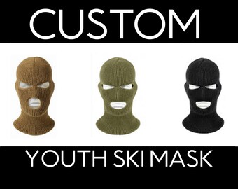 Custom Ski Mask Design Your Own Mask Multiple Color | Etsy