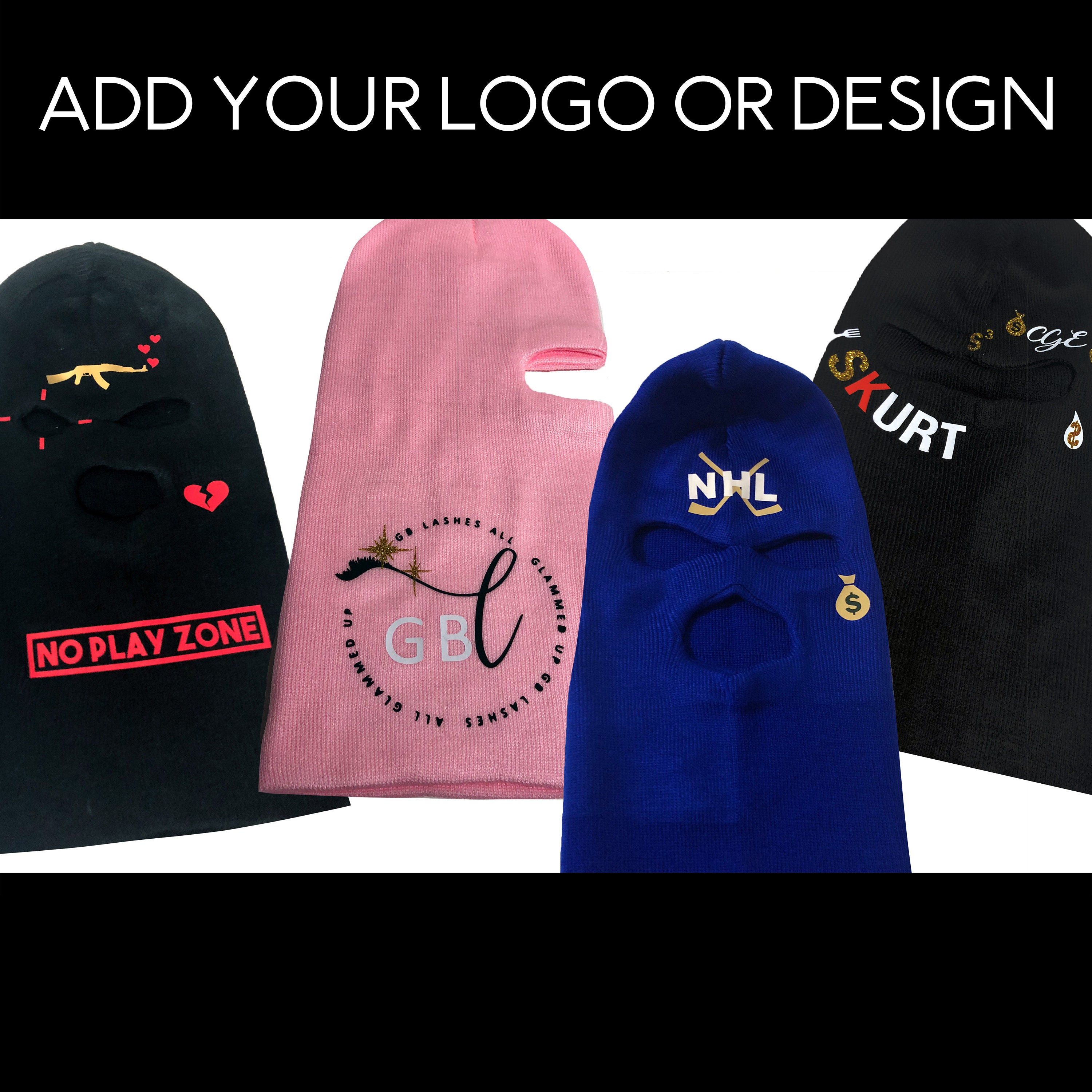 Custom Ski Mask Design Your Own Mask Multiple Color - Etsy Australia