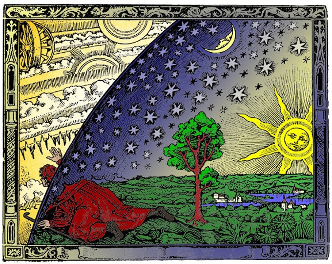 1888 Flammarion Engraving Print - Etsy