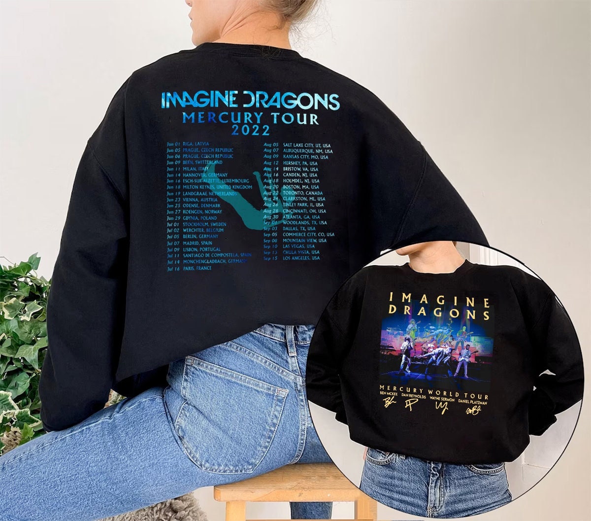 Imagine Dragons Mercury Tour 2022 Shirt, Mercury Tour 2022 Shirt ...