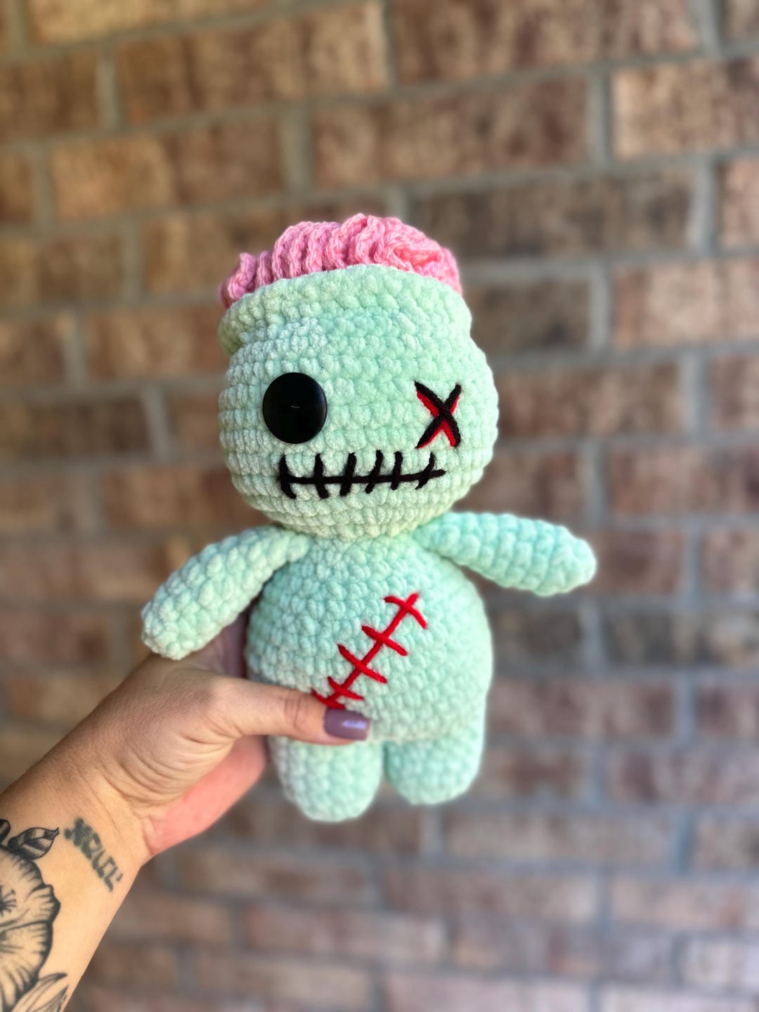Crochet Zombie Plushie - Etsy