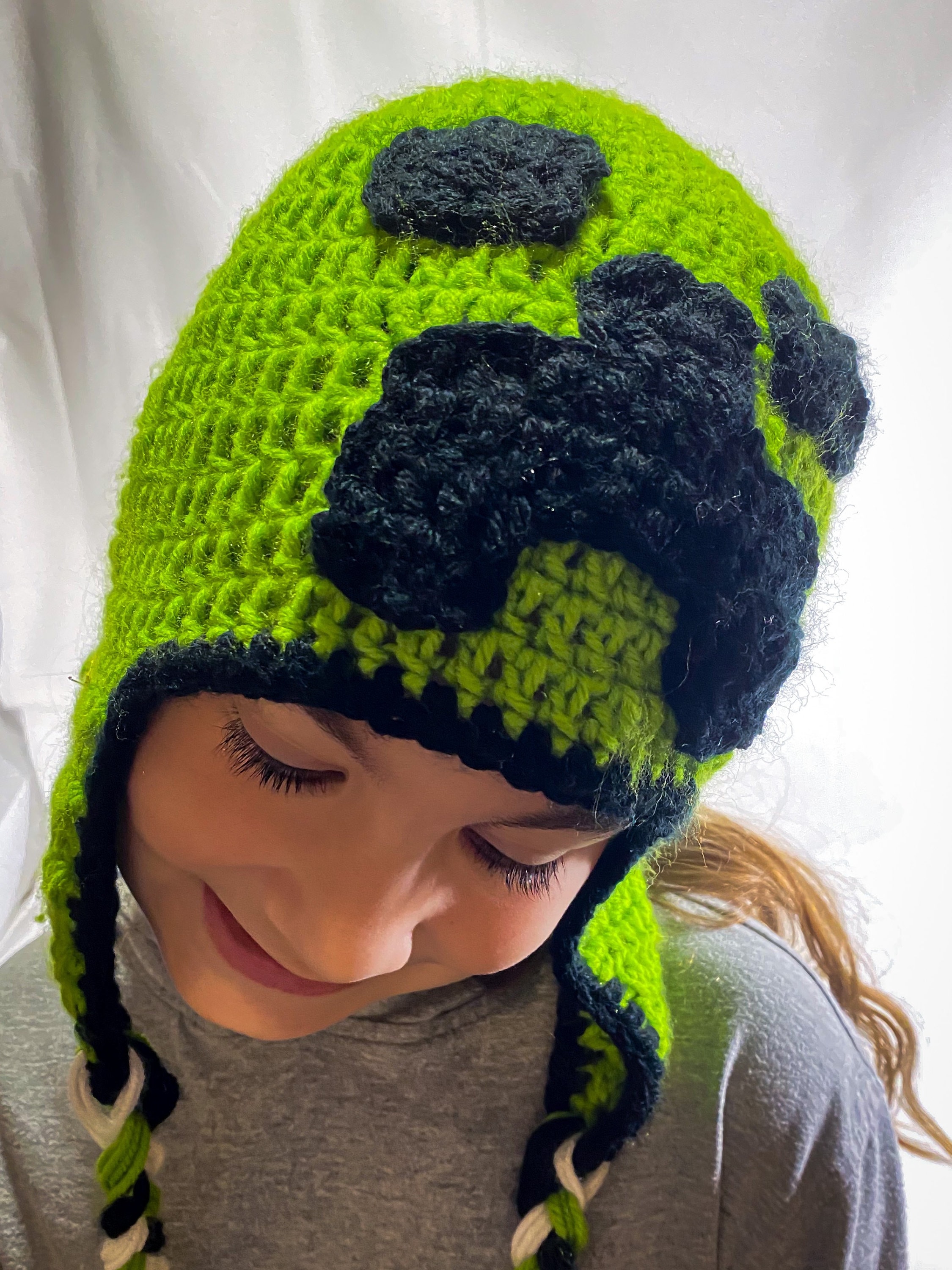 Handmade Crochet Minecraft Creeper Hat - Etsy Ireland