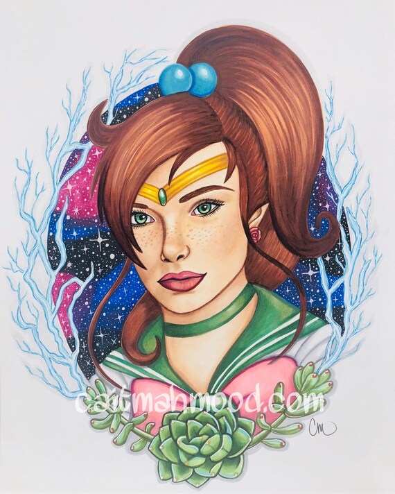 Sailor Jupiter Fine Art Print | Etsy
