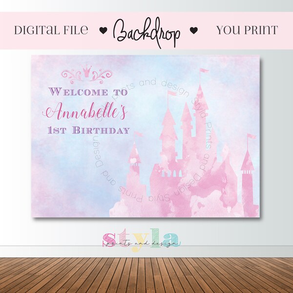 Castle Backdrop - Etsy