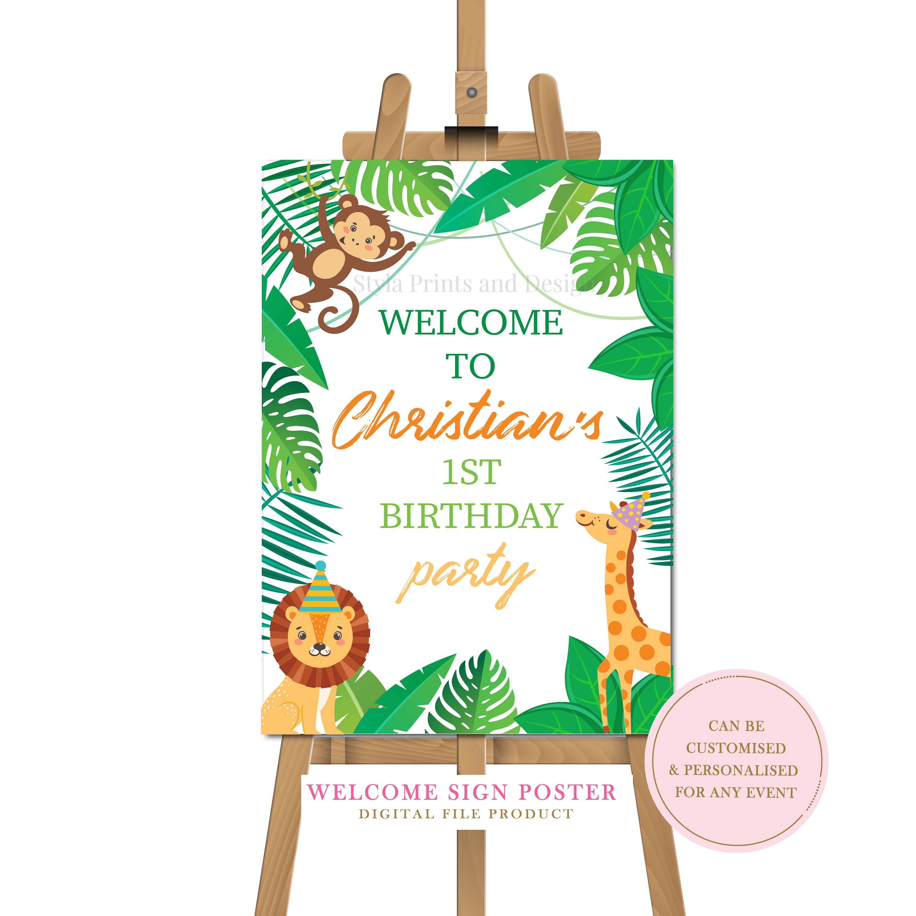 Safari Theme Sign - Etsy Australia
