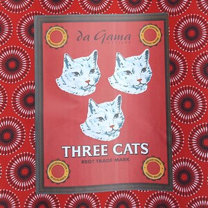 3 Cats Red and Black Shweshwe Circle Fabric From South Africa Priced by ...