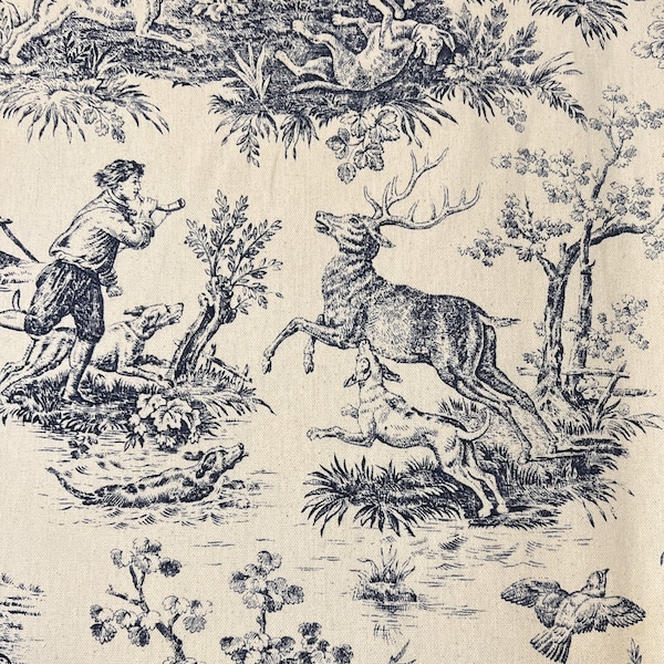 Hunting Scene Fabric - Etsy