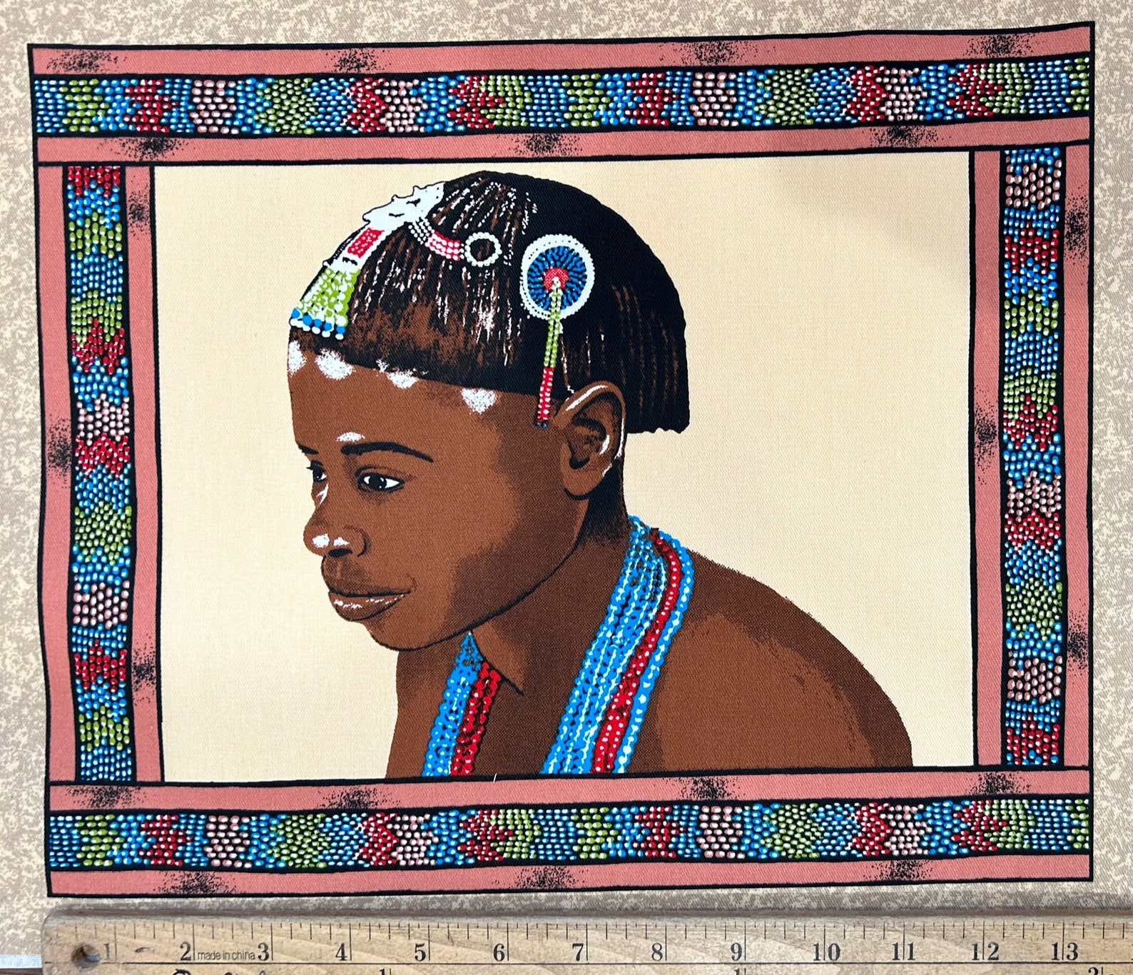 Set of 8 African Lady Panels by Da Gama Textiles, South Africa for ...