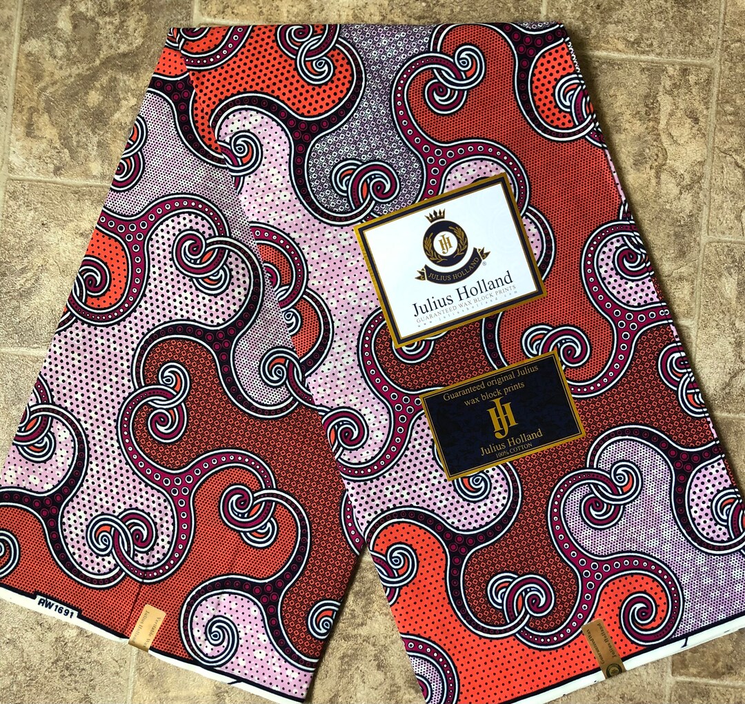 Tangle Pattern Wax Block Ankara Cotton Fabric by Julius Holland Sold by ...