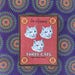 Three Cats Shweshwe Fabric From South Africa | Blue, Orange and Lime ...