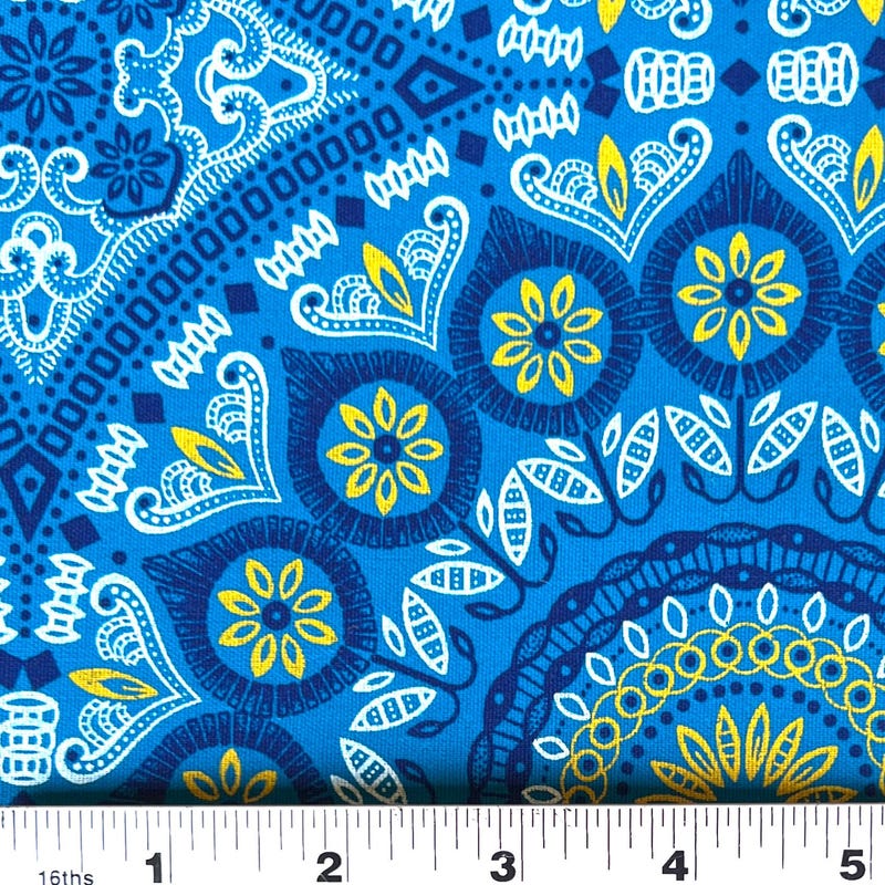 Shweshwe Blue and White - Etsy