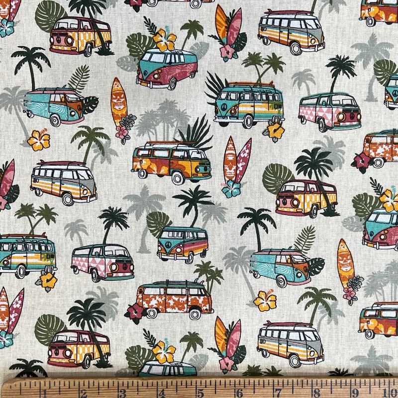 Vw Bus Fabric - Etsy
