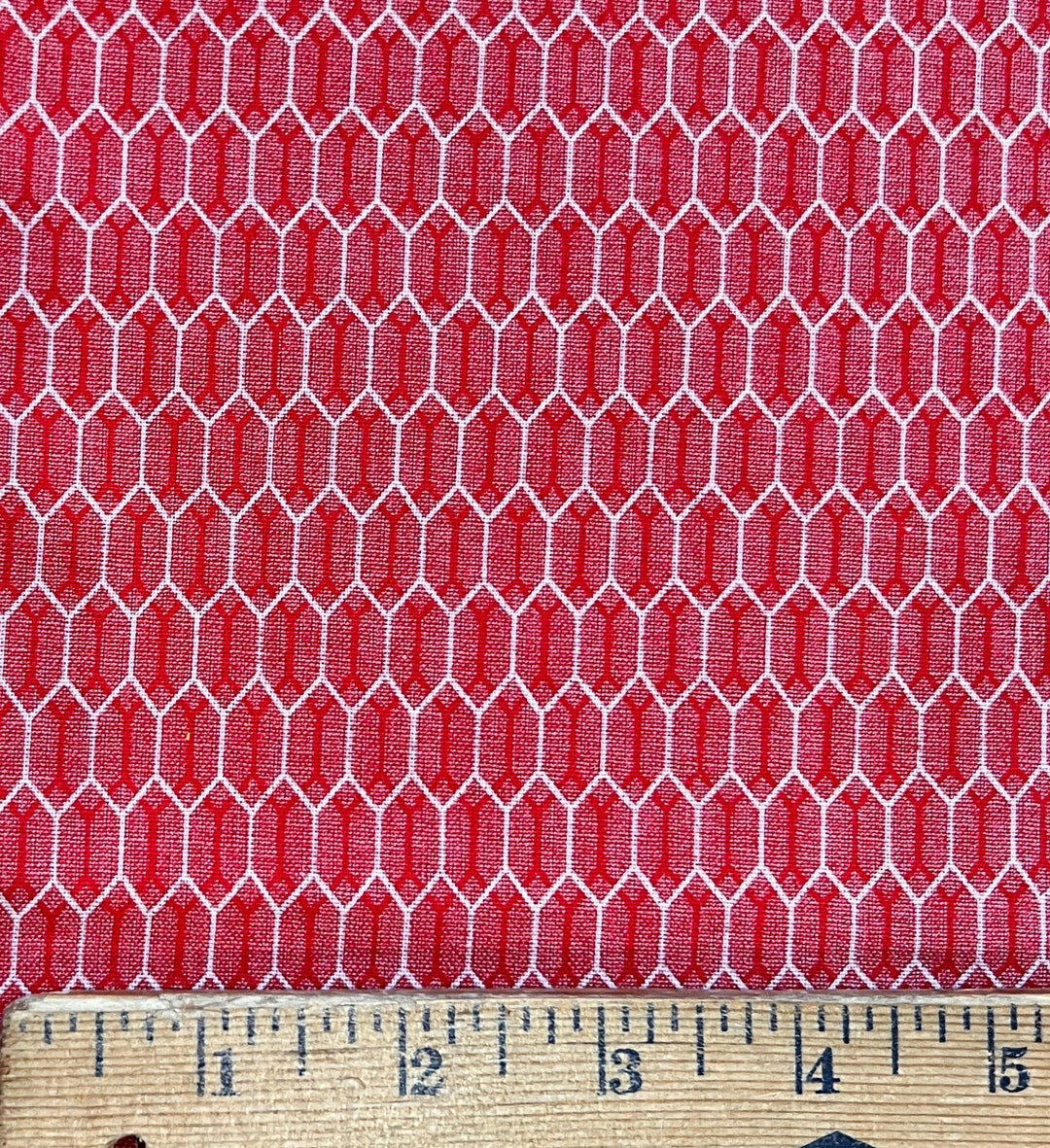 3 Leopards Shweshwe Fabric From South Africa | White on Red | Small ...