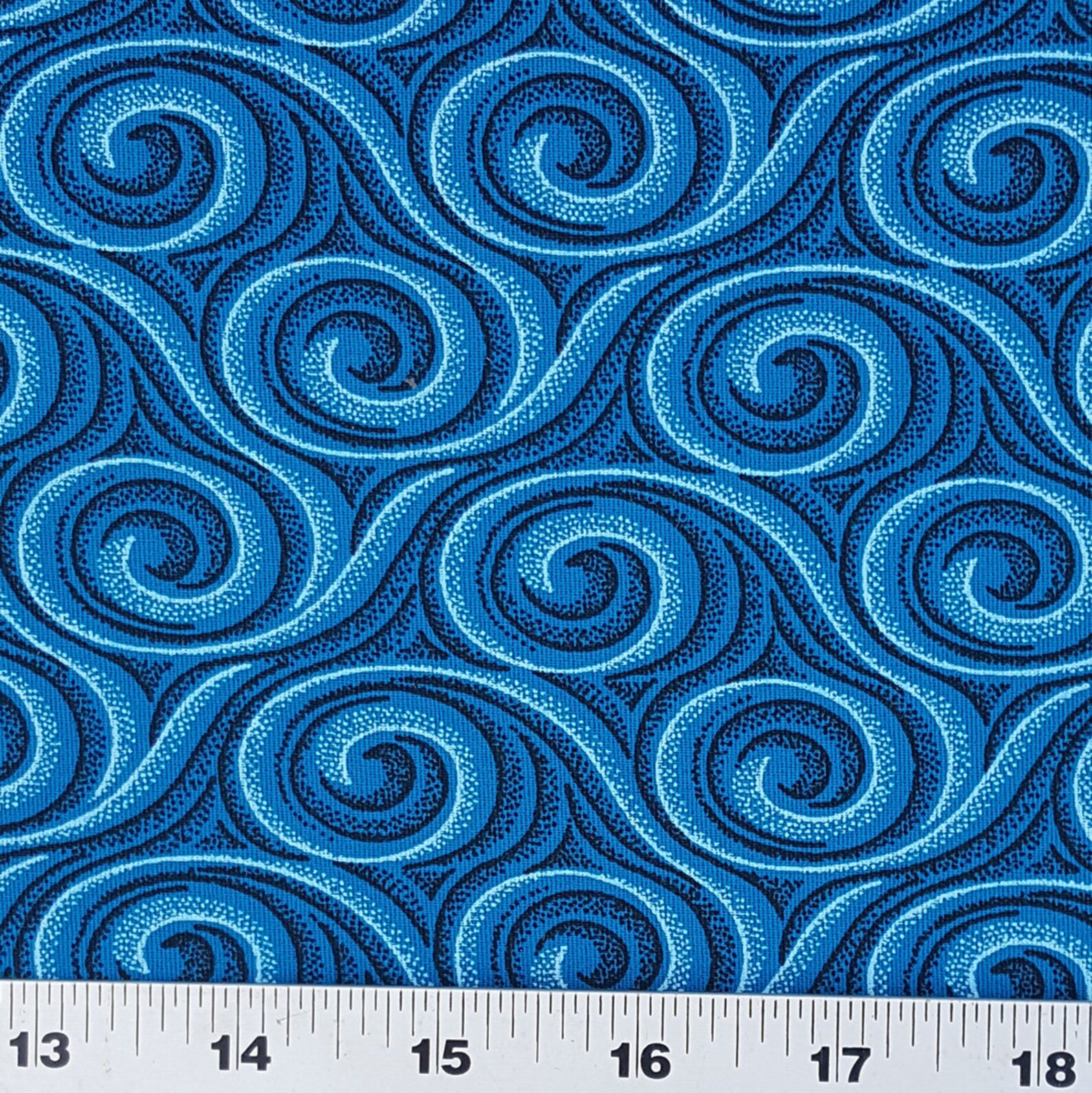 3 Cats Wave Pattern in Blue Shweshwe Fabric From South Africa | Etsy