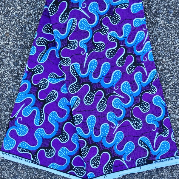 Purple African Fabric - Etsy