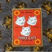 3 Cats Brown and Gold Floral Pattern Shweshwe Fabric From South Africa ...