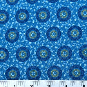 Three Cats Shweshwe Fabric From South Africa | Golden Yellow, Navy, and ...