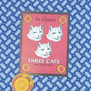 3 Cats Indigo Basket Weave Shweshwe Fabric From South Africa Sold by ...